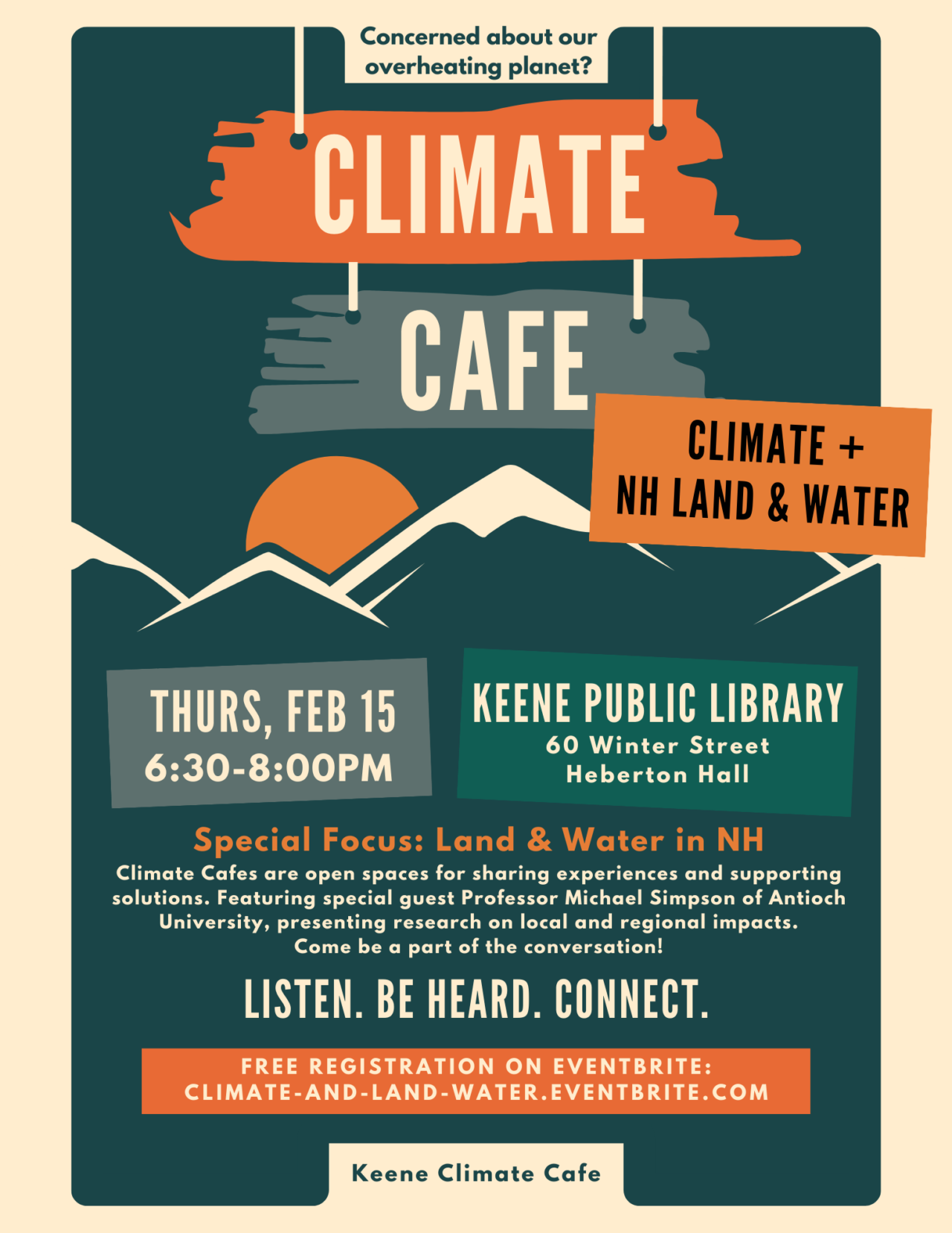 Climate Cafe – NH Land and Water | Monadnock Sustainability Hub
